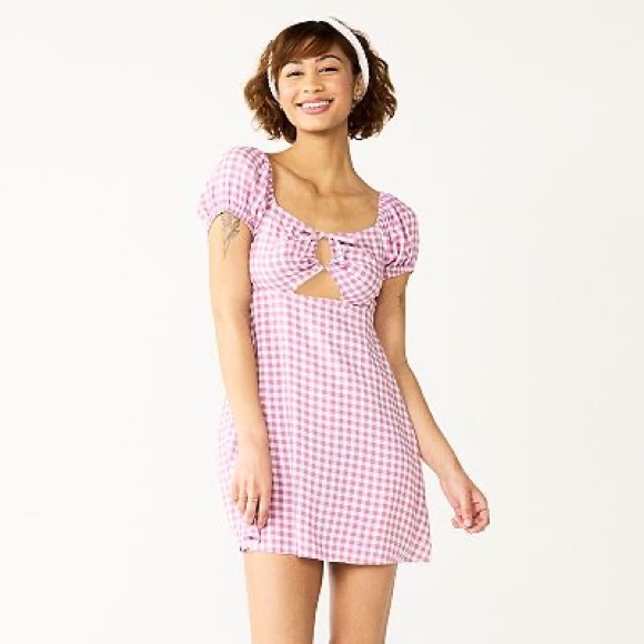 Rewind | Dresses | Nwt Rewind Gingham Dress | Poshmark